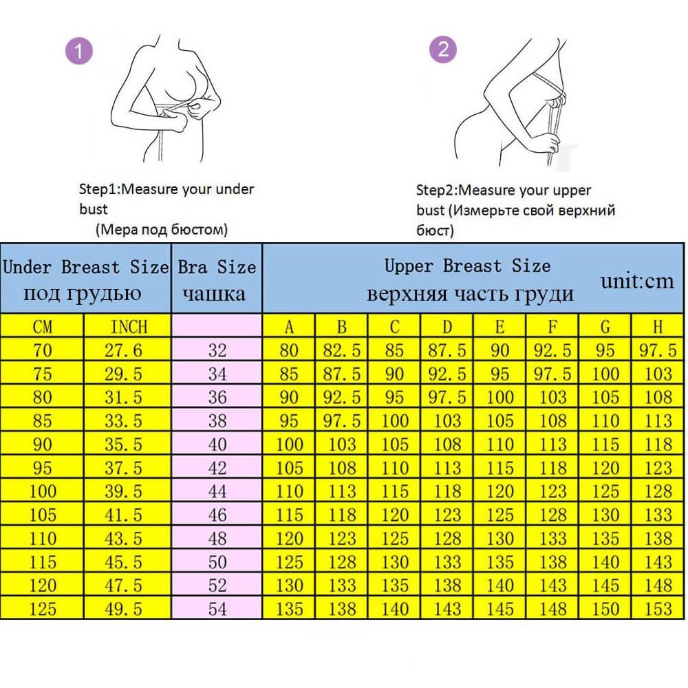 D Cup Bra Size Chart D Cup Bra Size Chart